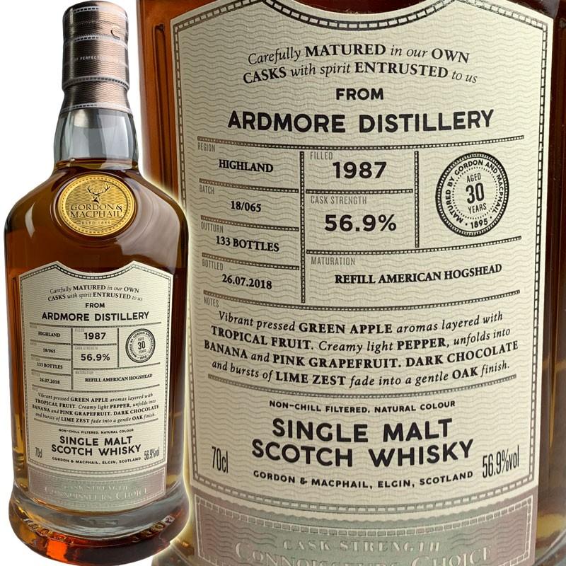 Connoisseurs Choice Cask Strength Ardmore 30 yo [1987] / ゴードン＆マクファイル ...