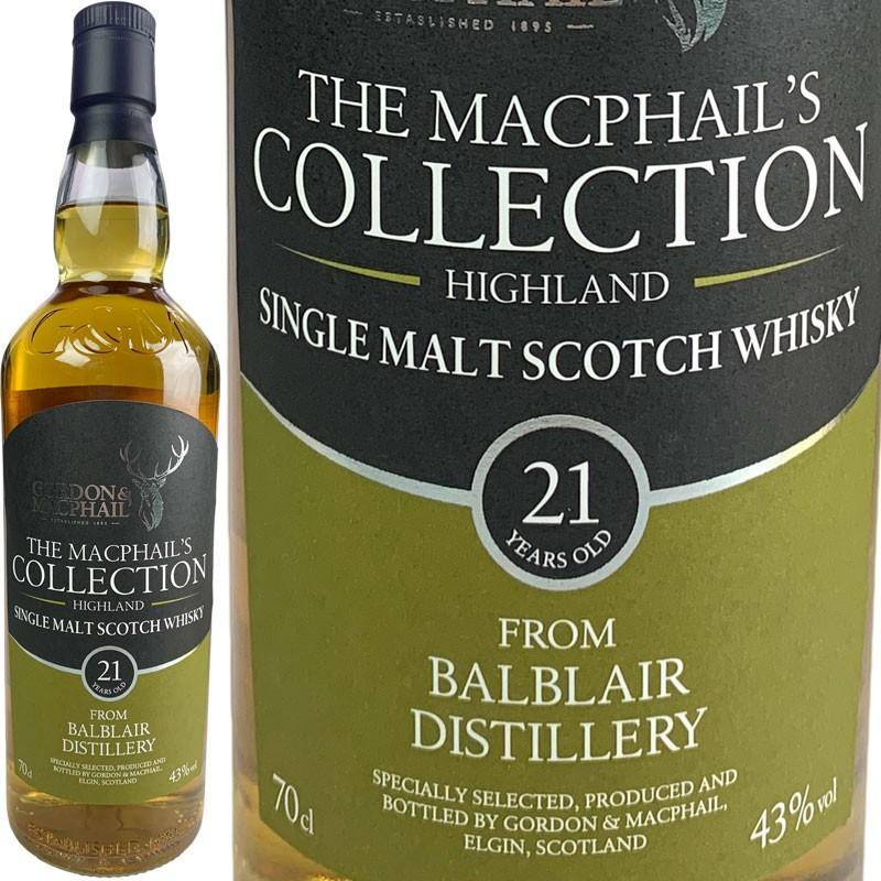 バルブレア 21年 ゴードン＆マクファイル マクファイルズ コレクション / Gordon & MacPhail MacPhail's ...
