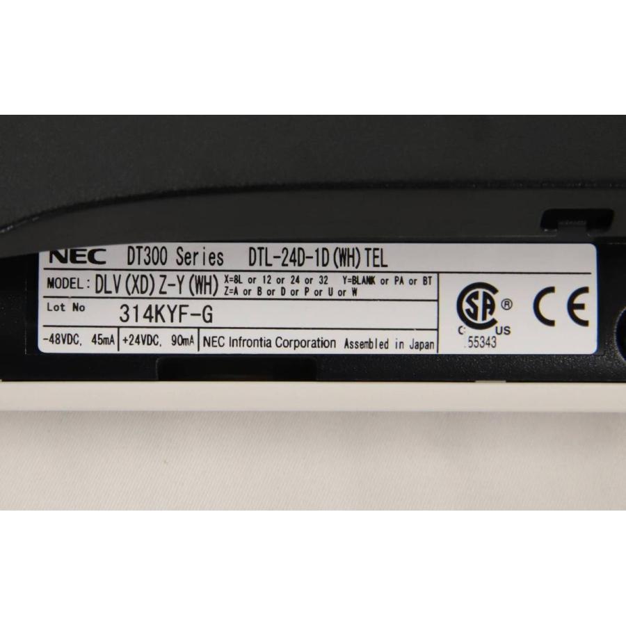 NEC 中古 DTL-24D-1D(WH)TEL ビジネスフォン TEL AspireX DT300 24ボタンデジタル多機能電話機 : KaNZaBuRo Yahoo!店 - 通販 ...
