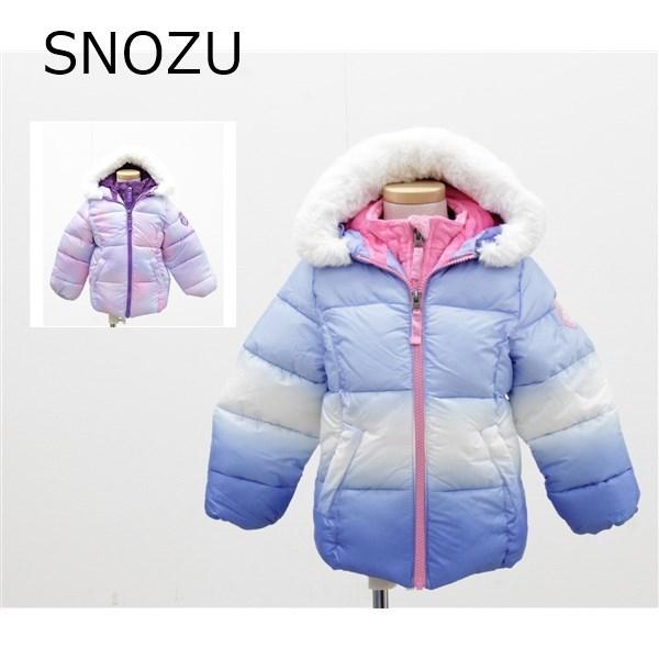 アウトレット SNOZU キッズ アウター ガールズ フード付き キルティングジャケット 冬 1517344 P7491F ...