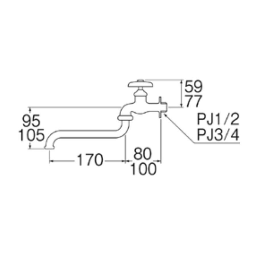 送料無料 SANEI サンエイ 自在水栓 固定コマ仕様 A10J-13 水栓金具 単水栓 北海道、沖縄、離島発送不可 Eイ1-2 : KaNZaBuRo Yahoo!店 - 通販 ...