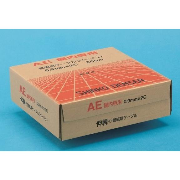 アウトレット品 伸興電線 AE 屋内専用 警報用ケーブル AE1.2mm×2C 200m 1.2mm 2心 北海道、沖縄、離島発送不可 : 221028-n01 : KaNZaBuRo ...