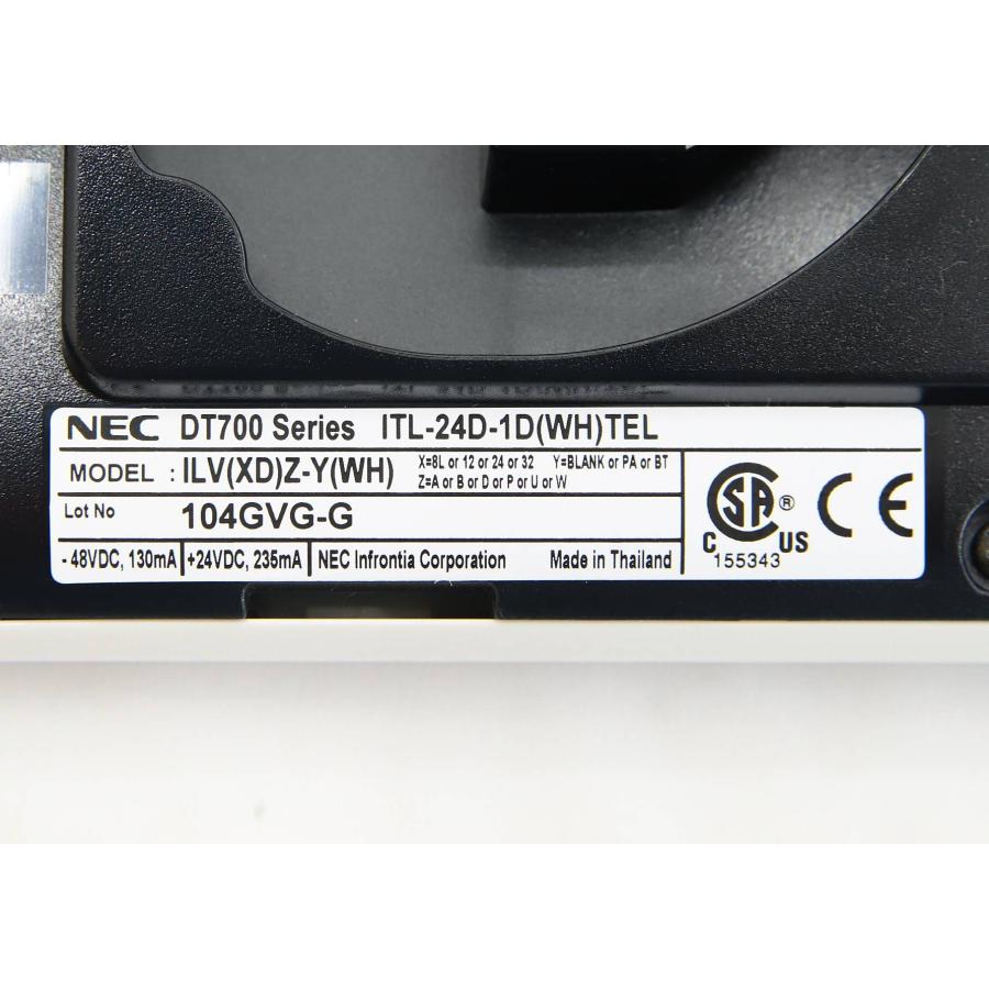 中古 NEC ビジネスフォン ITL-24D-1D (WH) DT700 24ボタン多機能電話機 電話機 北海道、沖縄、離島発送不可 Iア1 ...