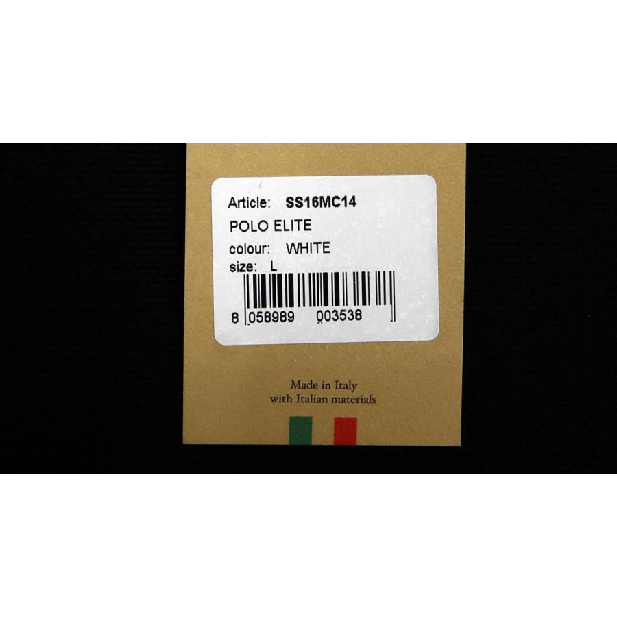 展示品 デマルキ de marchi ポロシャツ 白 ホワイト SS16MC14 Lサイズ