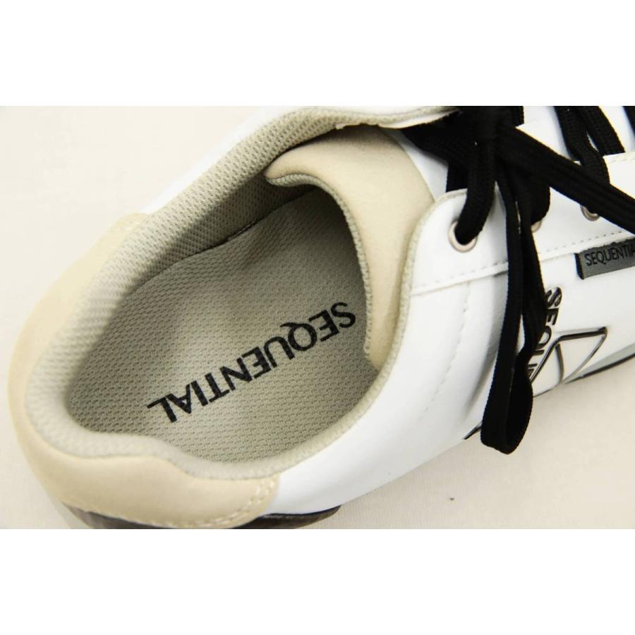 SEQUENTIAL GOLF 展示未使用品 シーケンシャル ホワイト/ブラック 26.5cm(3.5E) J1C : KaNZaBuRo Yahoo!店 - 通販 - Yahoo!ショッピング