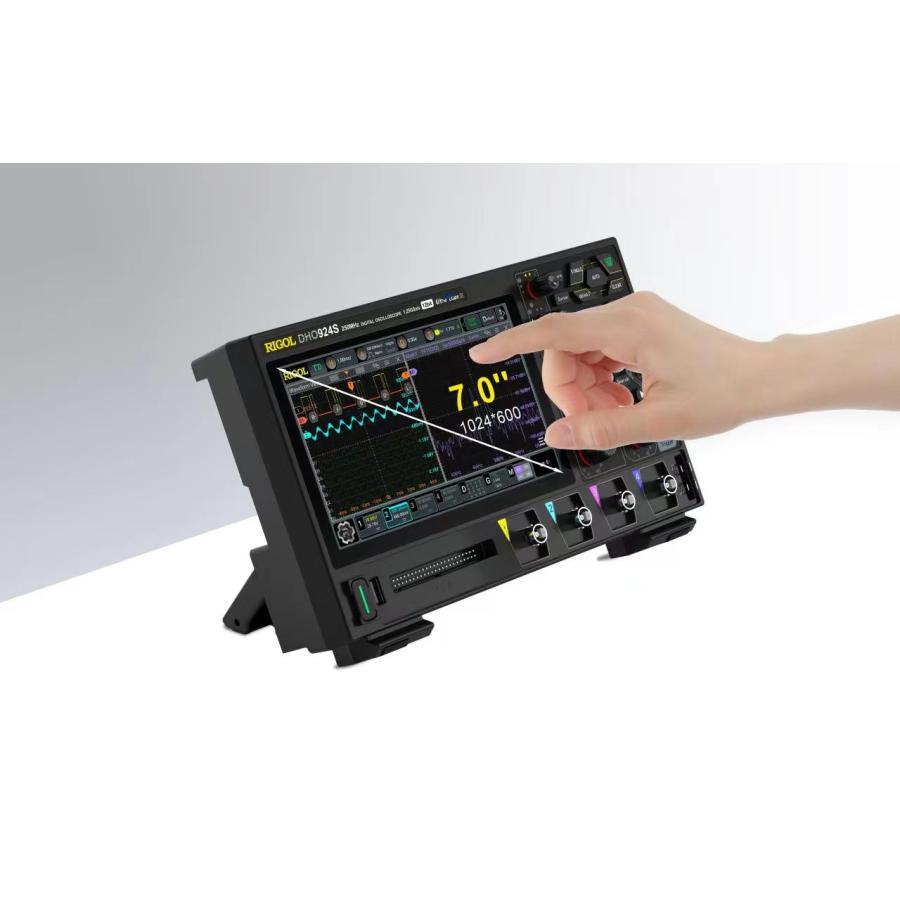 12bit RIGOL デジタル・オシロスコープ DHO914 125MHz+12bit+1.25Gsa/s+1000,000wfms/sト+4チャンネル+16デジタルチャンネル ...