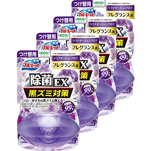 【まとめ買い】 液体ブルーレット除菌イーエックス(EX) 液体ブルーレットおくだけ 除菌フレグランス リラクゼーションアロマ 詰め替え用 70ml×4個 : ijy17104583171626 ...