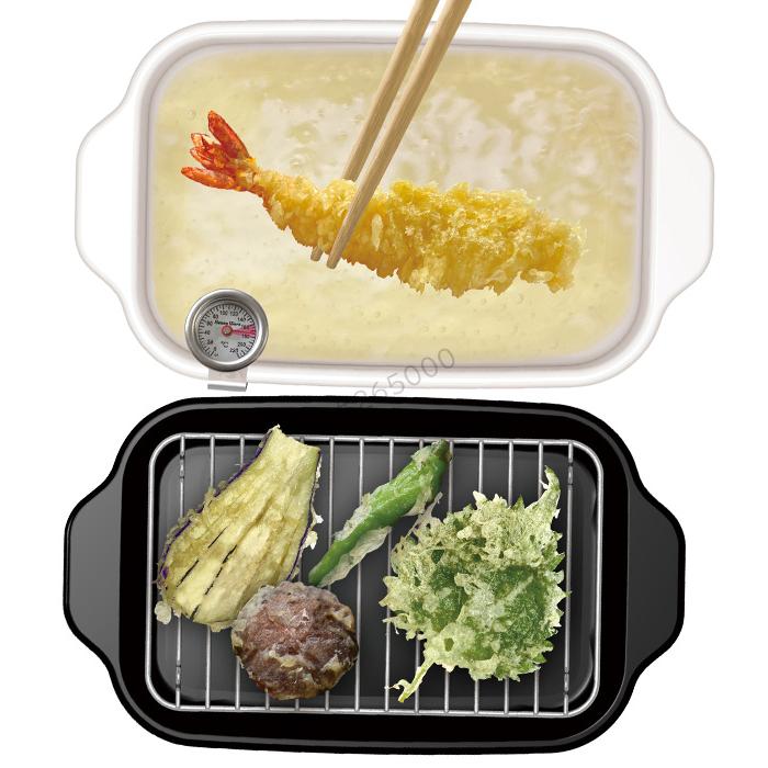 富士ホーロー 角型天ぷら鍋 ホワイト 温度計付き IH対応 角型 揚げ物 鍋 ホーロー鍋 コンパクト 富士琺瑯 揚げ鍋 TP-20K.W 80s bnm : りかの良品 Yahoo!店 ...