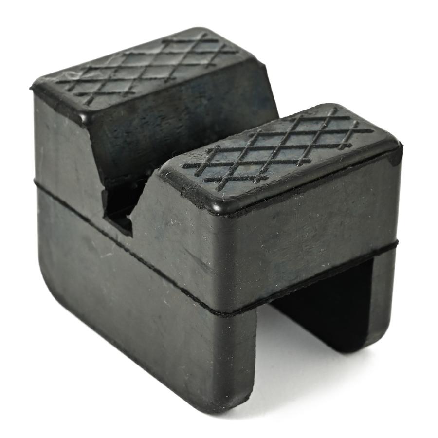 ジャッキパッド ゴム製 ラバークッション 縦44mm×横62mm×高さ48mm 1個 溝幅 44mm×22mm 溝深さ 20mm 汎用ジャッキアタッチメント ジャッキゴム ラバー 保護パ ...