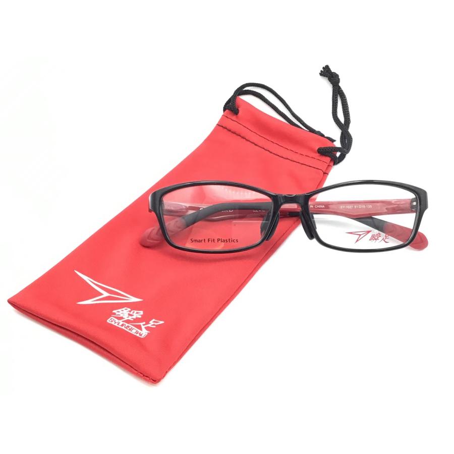 瞬足 SYUNSOKU シュンソク SY-1027 4 ブラック／レッドブラックグラデ・レッド ジュニア 子供用 メガネフレーム : メガネの ...