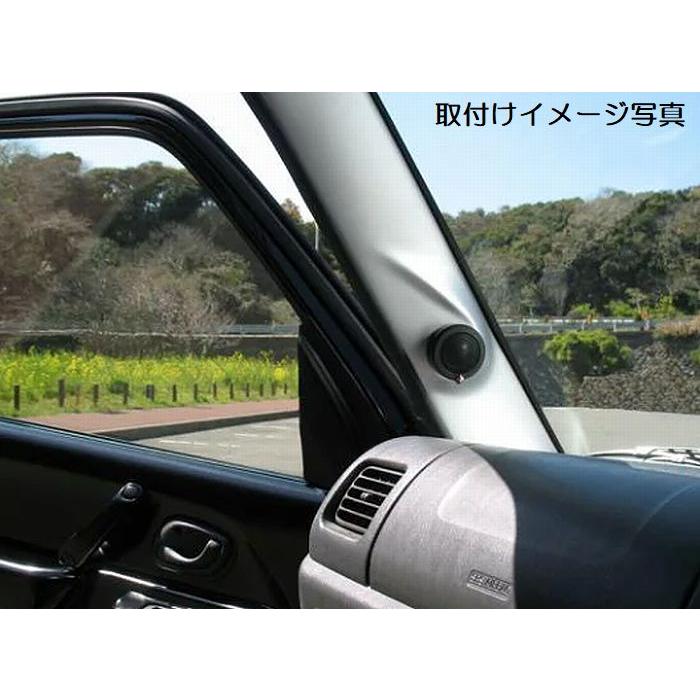 JB23W/33W/43Wジムニー専用L.V.MONSTERフロントピラーツイーターパネル[未塗装／黒ゲル磨き仕上有モデル]受注生産品/送料込価格※スピーカーは付属されません。 : リム ...