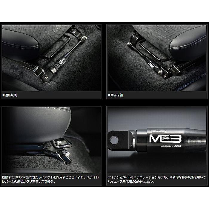 GENB 200系ハイエース標準/ワイドボディ2/4WD ※フロント3人乗り不可玄武 ゲンブGenbモーションコントロールビーム[フロントシートフレーム]OMBSFH※代引き不可 : リム ...