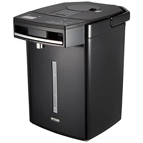 タイガー魔法瓶TIGER 電気ポット 蒸気レス 節電VE保温 7つの・安全構造 お湯計量機能付き とく子さん 3L ブラック PIG-J300K タイガー魔法瓶(TIGER) 電気ポット 蒸気レス 節電VE保温 7つの安心