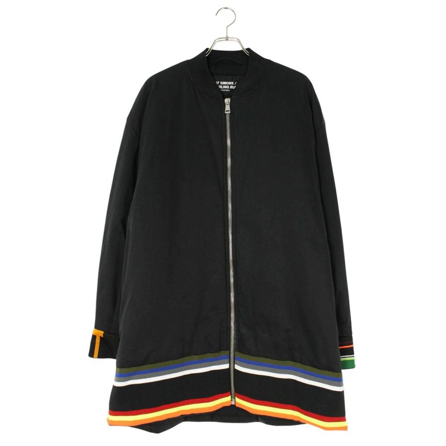 RAF SIMONS ラフシモンズ サイズ:46 21SS A01-701 Padded Sterling Bomber Jacket ジップアップパデッドブルゾン 中古 BS99 ...