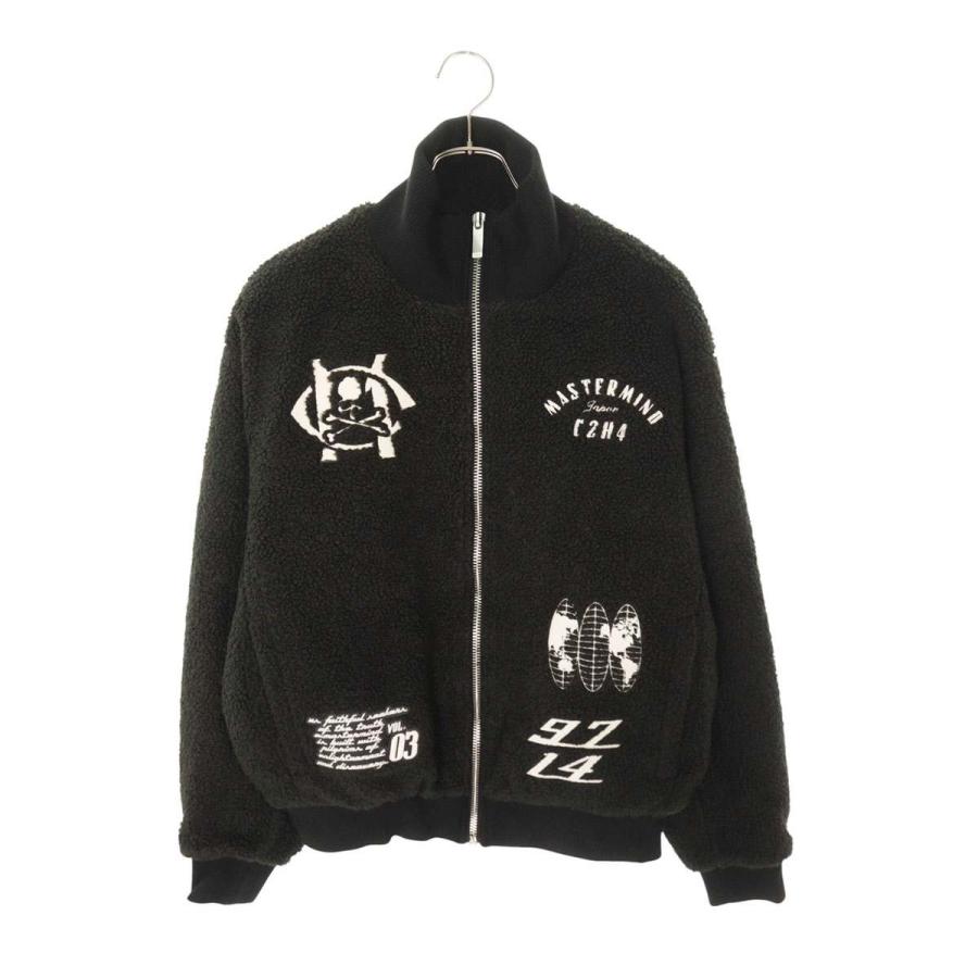 マスターマインド シーツーエイチフォーエルエー サイズ:S MMJ2024-JK107 スカルエンブロイダリーフリースジャケットブルゾン 中古 ...