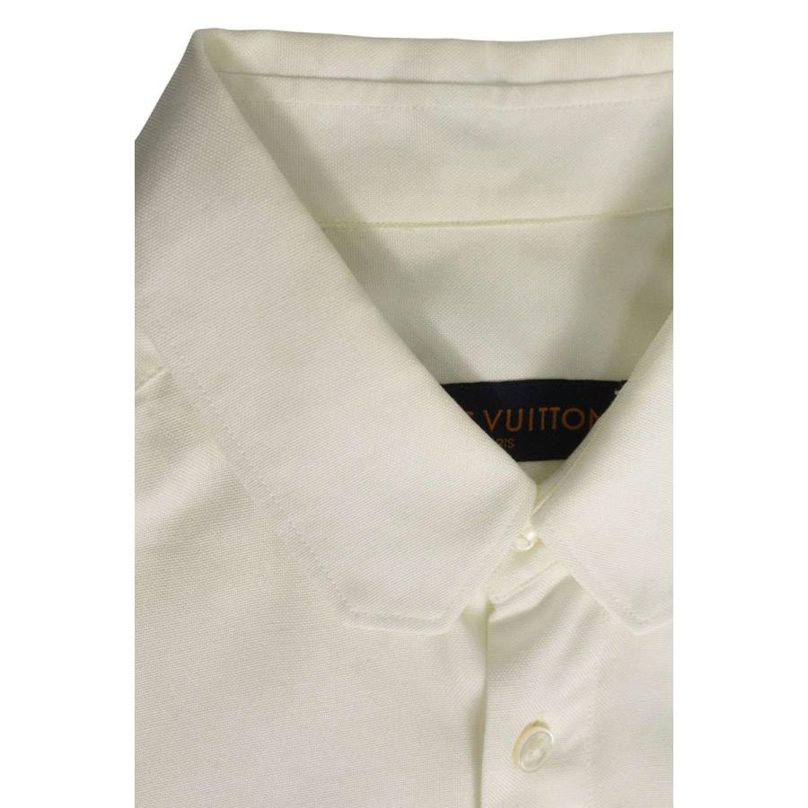 ルイヴィトン サイズ:L  23SS  RM231Q DLX HIS55W オクスフォードDNAシガレットポケット長袖シャツ 中古 BS99 LOUIS VUITTON（ルイ・ヴィトン） 長袖シャツ サイズ:L 23SS RM231Q