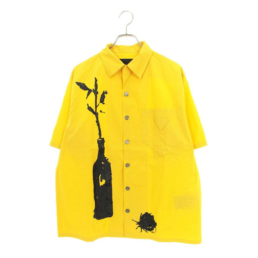 PRADA プラダ 半袖シャツ 23SS USC414 S221 12UC サイズ:M PRADA プラダ 半袖シャツ 23SS USC414 S221 12UC サイズ:M
