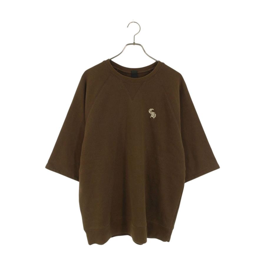 クロムハーツ サイズ:XL  Y NOT SLO RIDE 胸CH刺繍半袖スウェットTシャツ 中古 SJ02 CHROME HEARTS（クロムハーツ） Tシャツ サイズ:XL Y NOT SLO RIDE 胸