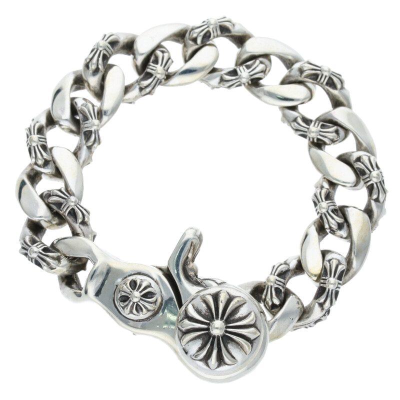 CHROME HEARTS クロムハーツ シルバー サイズ:13LINK FNCY CHN LNK ファンシーリンククリップ シルバーブレスレット 中古 OS06 : RINKAN - 通販 ...