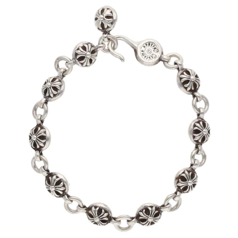 CHROME HEARTS（クロムハーツ） NO2 BALL #2クロスボール シルバーブレスレット 中古 FK04 : RINKAN ...
