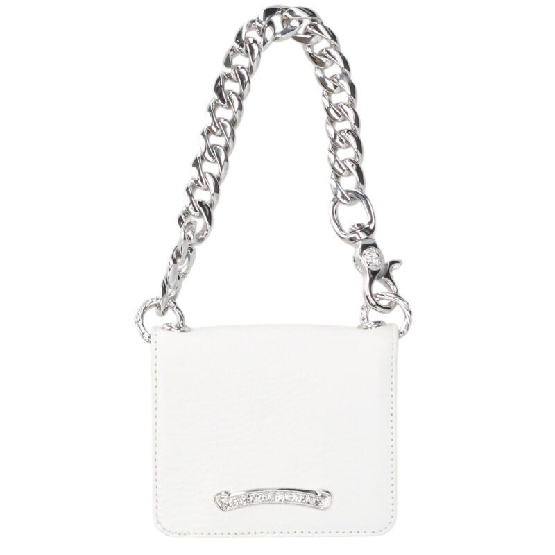 クロムハーツ JUDY ジュディ クロスボタンレザーウォレット財布 中古 OS06