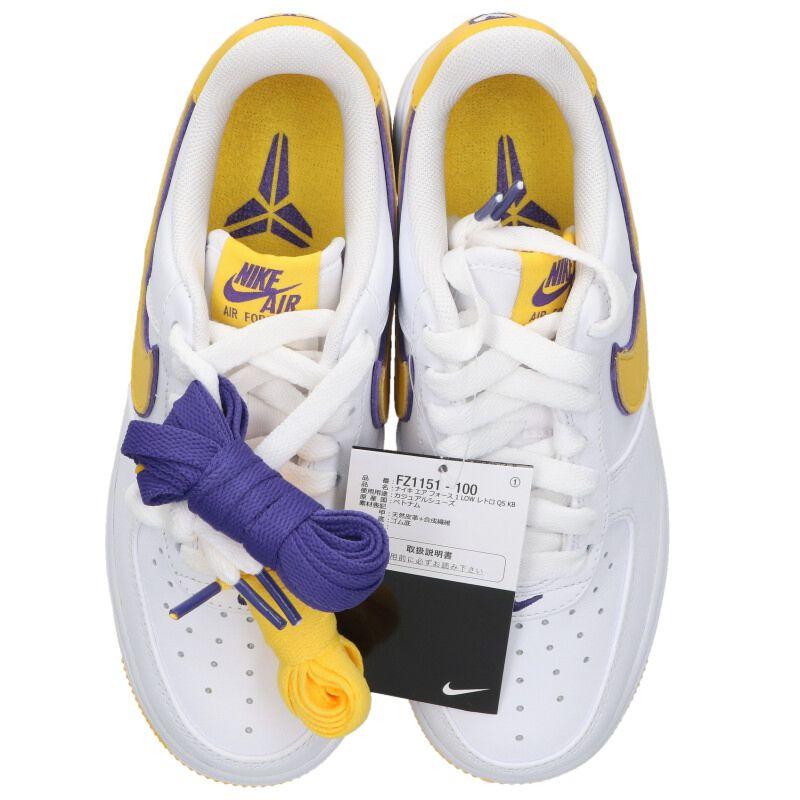 NIKE ナイキ Kobe Bryant サイズ:25cm FZ1151-100 Air Force 1 Low Retro QS エアフォース1 ロー レトロ QSスニーカー 中古 BS99 ...