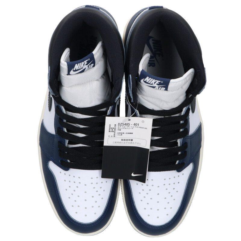 NIKE ナイキ サイズ:28.5cm AIR JORDAN 1 RETRO HIGH OG DZ5485-401 エアジョーダン1レトロハイミッドナイトネイビースニーカー 中古 BS99 ...