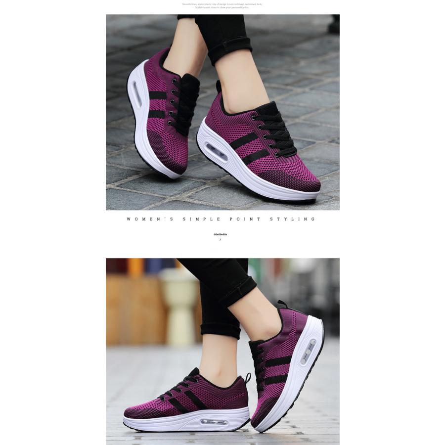 レディース スニーカー シューズ 靴 ランニングシューズ ウォーキングシューズ 黒 フィットネスシューズ 軽量 トレーニングシューズ ウォーキング 運動靴 : Rinka store - 通販 ...