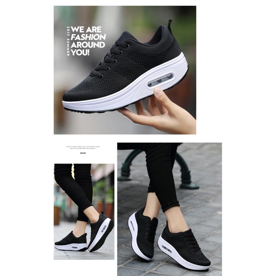 レディース スニーカー シューズ 靴 ランニングシューズ ウォーキングシューズ 黒 フィットネスシューズ 軽量 トレーニングシューズ ウォーキング 運動靴 : Rinka store - 通販 ...