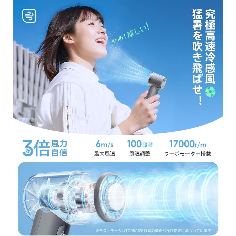 ハンディファン TORRAS 2025 COOLIFY iva ハンディクーラー 正規品 1年保証 コンパクト 冷却 プレート 携帯 扇風機 小型 : TORRAS正規代理店 - 通販 ...