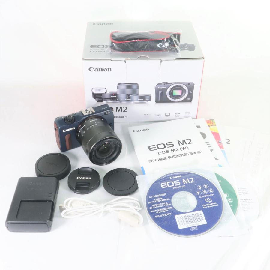 CANON EOS M2 レンズキット ベイブルー キャノン k1774 : りんすまいる - 通販 - Yahoo!ショッピング