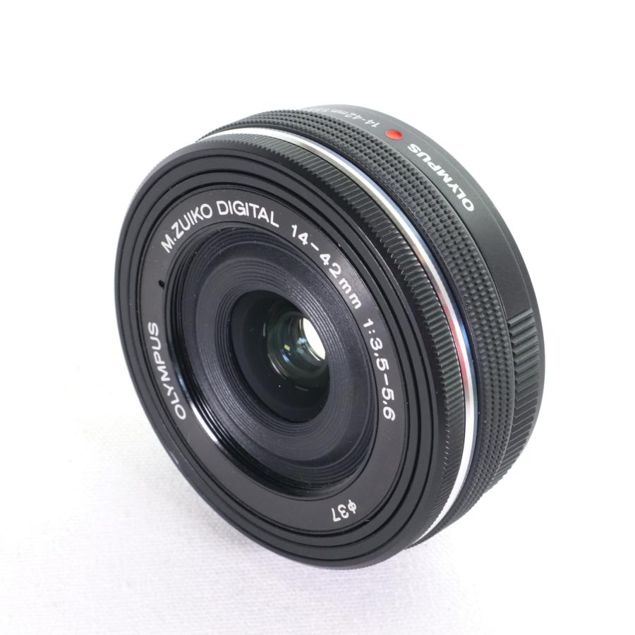 OLYMPUS M.ZUIKO DIGITAL ED 14-42mm F3.5-5.6 EZ ブラック オリンパス k2240-2 ...