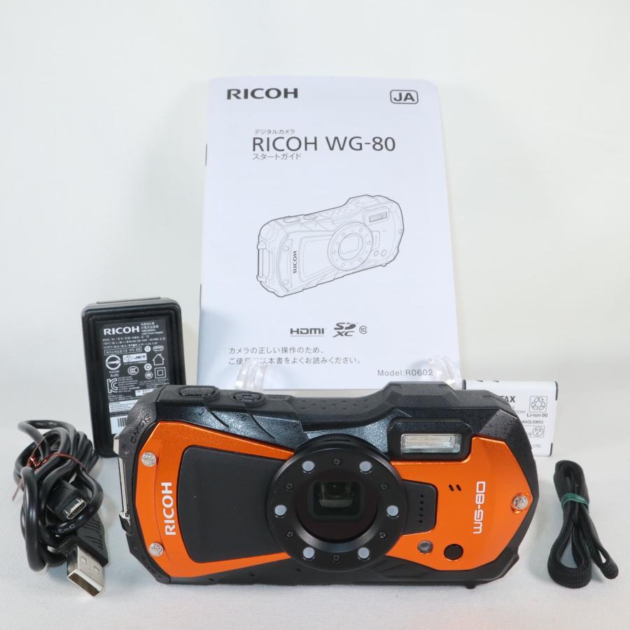 《ショット数わずか284回》 防水 デジタルカメラ RICOH WG-80 リコー オレンジ コンデジ コンパクトカメラ k2504 : k2504 : りんすまいる - 通販 - Yahoo ...