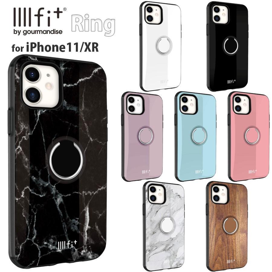 gourmandise（グルマンディーズ） IIIIfit (ring) iPhone11/XR対応ケース IFT-55PK / ピンク ...
