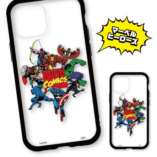 gourmandise（グルマンディーズ） MARVEL／マーベル IIIIfit Clear iPhone13mini/12mini対応ケース MV-180 / マーベルヒーローズ ...