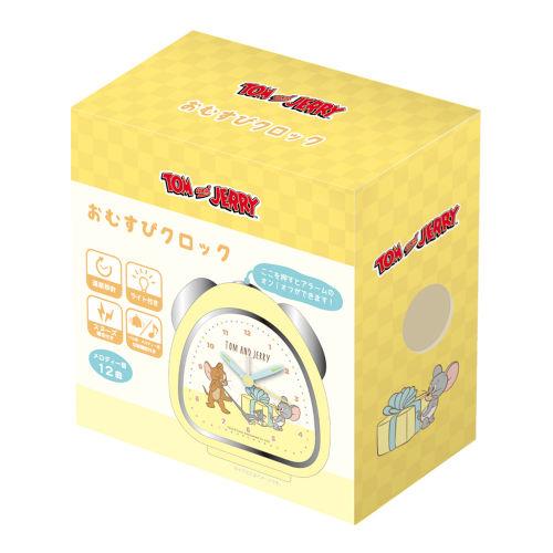 T'S FACTORY トム＆ジェリー おむすびクロック TJ-552040 /おやすみ ファニーアート2／イエロー : スマホケース&雑貨の ...
