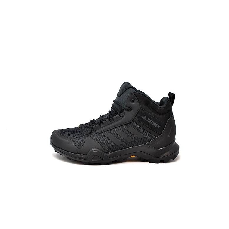 adidas（アディダス） メンズ トレッキングシューズ 防水 ゴアテックス GORE-TEX ブラック TERREX AX3 MID GTX ...