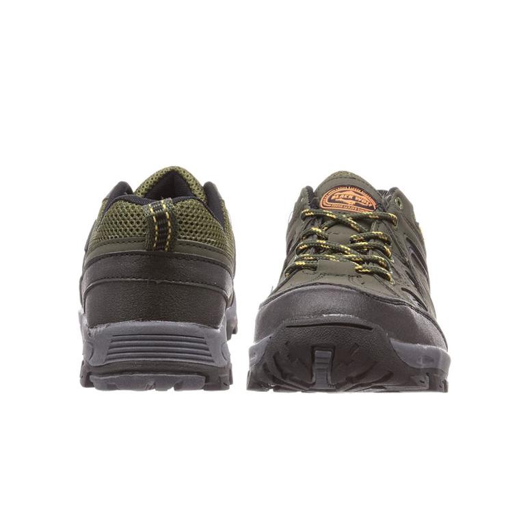 作業靴 安全靴 保護 鉄製先芯 セーフティーシューズ ローカット 安全 スニーカー オカモト 70341 カーキ 倉庫 運送 現場 草刈り ...