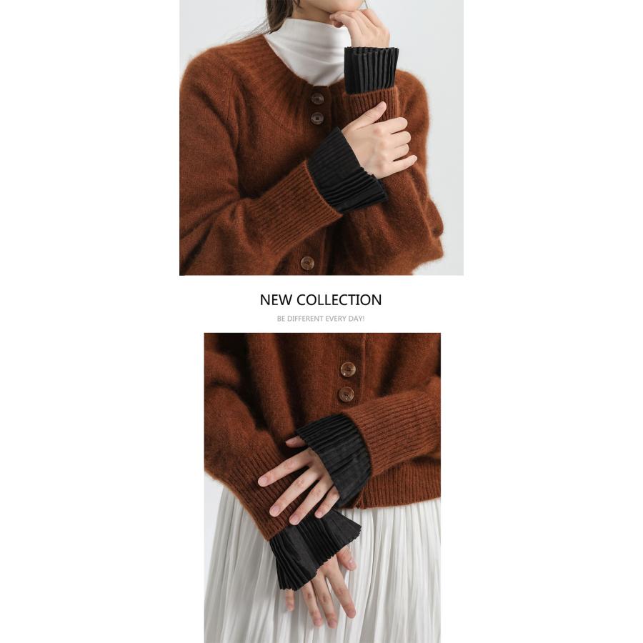 付け袖 レディース プラスワンアイテム レイヤード風 ブラウス フリル シアー :09AE1549:rioty (リオティ) - 通販 - Yahoo!ショッピング