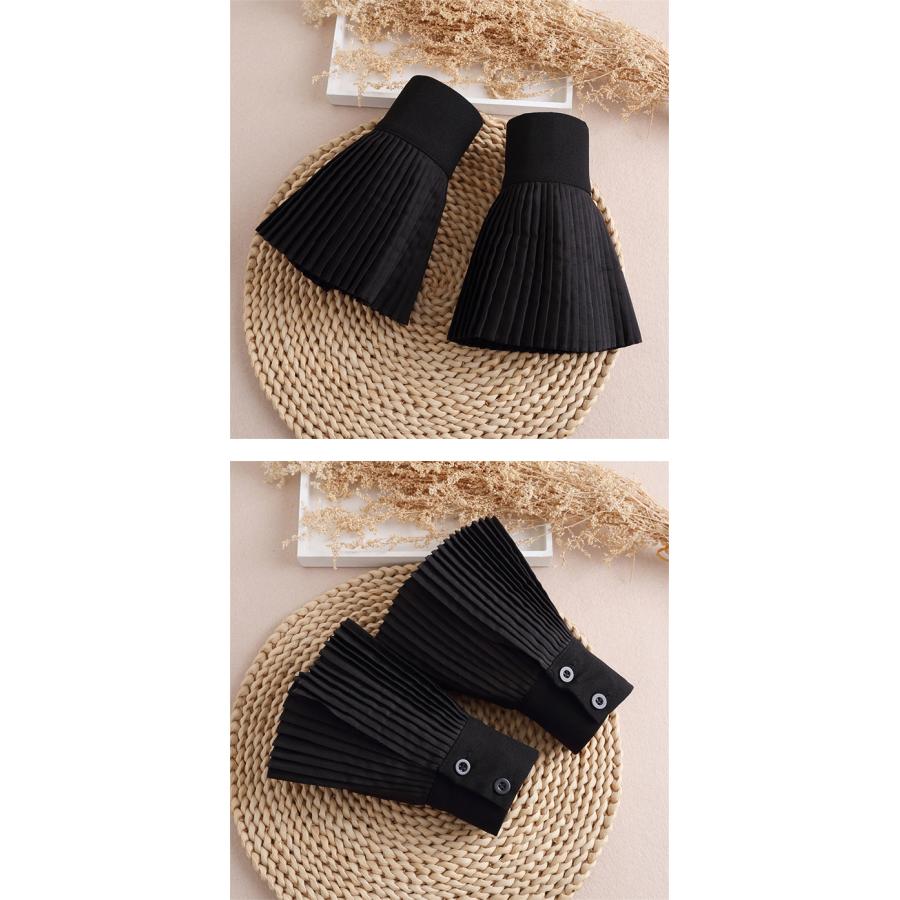 付け袖 レディース プラスワンアイテム レイヤード風 ブラウス フリル シアー :09AE1549:rioty (リオティ) - 通販 - Yahoo!ショッピング