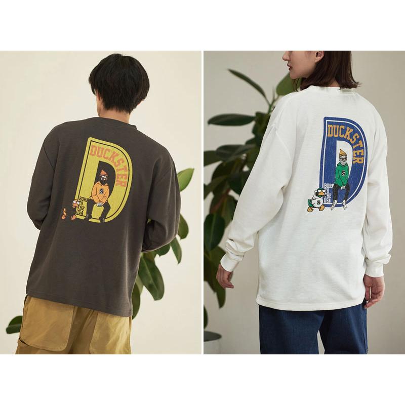 ダックスター Duckster Tシャツ 長袖 ロンT メンズ サーマル L/S TEE Dロゴ 920202 : ripe - 通販 ...