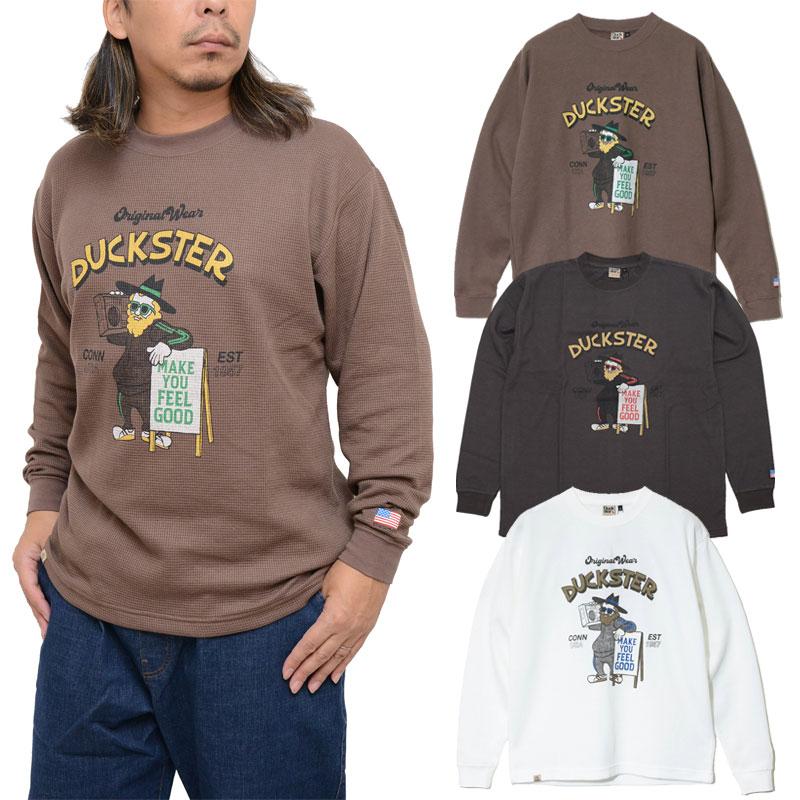 ダックスター Duckster Tシャツ 長袖 ロンT メンズ サーマル L/S TEE ジャージオジサン 920203 : ripe ...