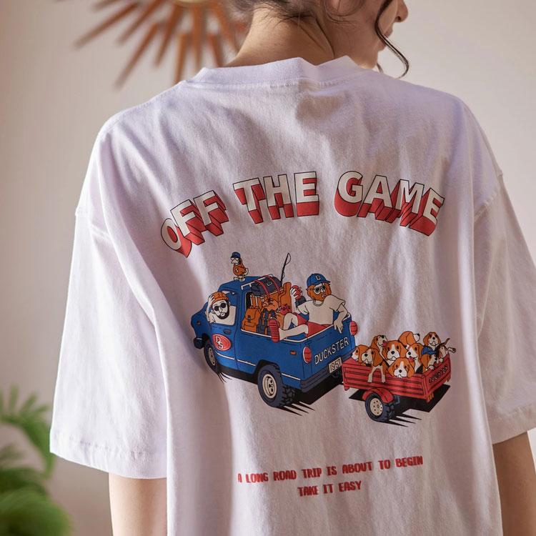 COB MASTER ダックスター Duckster Tシャツ 半袖 メンズ 吸水速乾天竺 リラックスフィットTEE OFF THE GAME ...