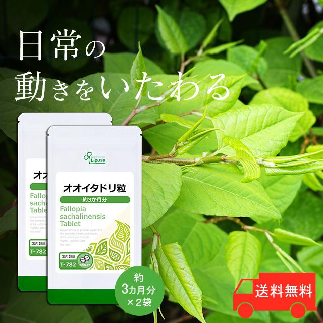 オオイタドリ粒 約3か月分×2袋 T-782-2 サプリメント 健康 送料無料 :t-782-2:サプリメント専門店リプサ - 通販 - Yahoo!ショッピング