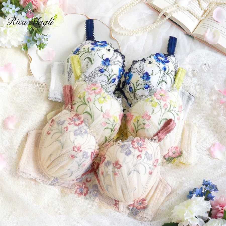 Risa Magli（リサマリ） 【50】リサマリ レーヌ ブラジャー Gカップ Hカップ Iカップ テリン ブラ 大きいサイズ SMake Type 2501 2025258 121225 ...