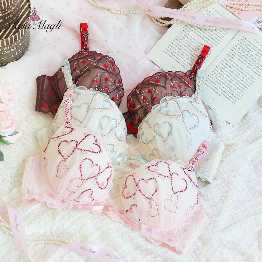 リサマリ ブラジャー Gカップ Hカップ ジアン Risa Magli Risamagli ブラ 大きいサイズ グラマーサイズ サイドすっきりタイプ 2501 2025263 : 62632 ...