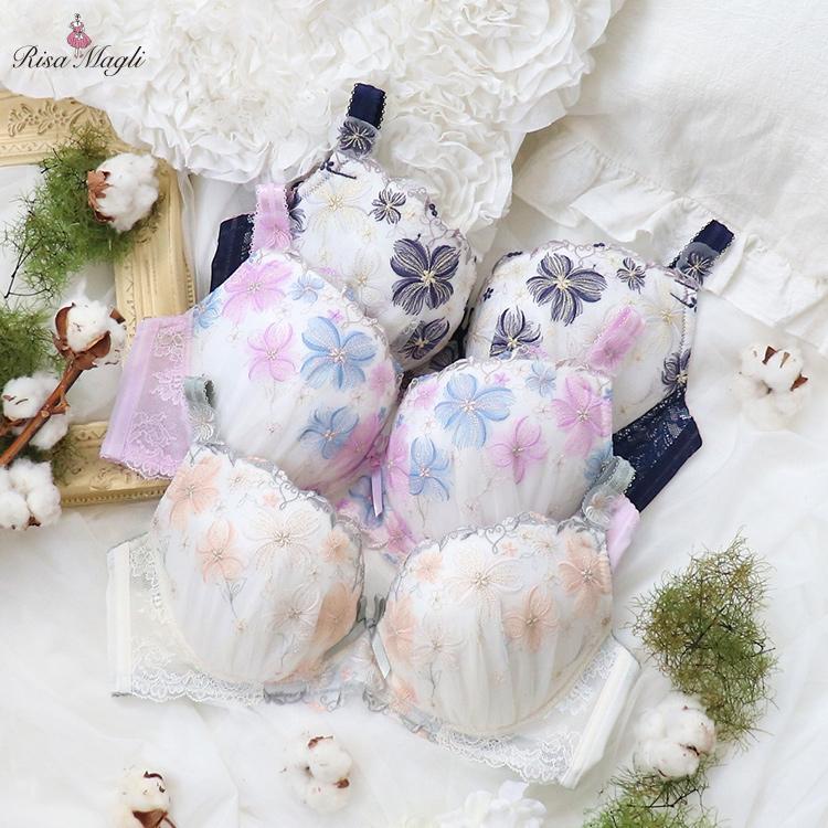 Risa Magli 【50】リサマリ ブラジャー Gカップ Hカップ Iカップ サンドラ Risamagli ブラ バストアップタイプ 2301 677【返品交換不可】 250424 ...