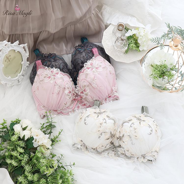 【30】リサマリ レーヌ ブラジャー Gカップ Hカップ フュシア Risa Magli Risamagli ブラ VMakeType 大きいサイズ 2302 722【返品交換不可 ...