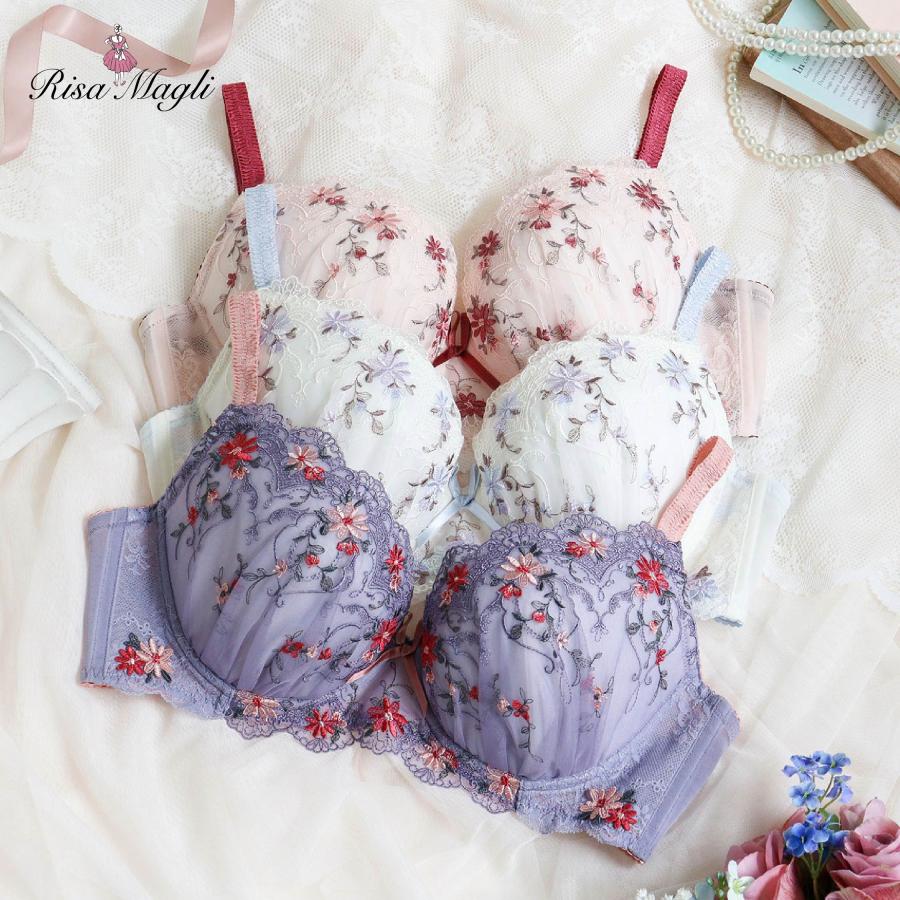 Risa Magli 【20】リサマリ ブラジャー Gカップ Hカップ Iカップ フィオナ Risamagli ブラ 大きいサイズ グラマーブラ バストアップタイプ 2402 904 ...