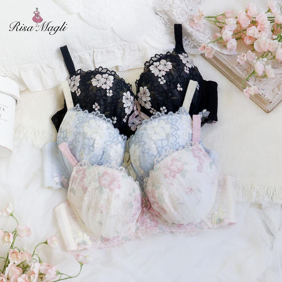 Risa Magli 【20】リサマリ ブラジャー Gカップ Hカップ Iカップ フロール Risamagli ブラ 大きいサイズ グラマーブラ バストアップタイプ 2402 914 ...